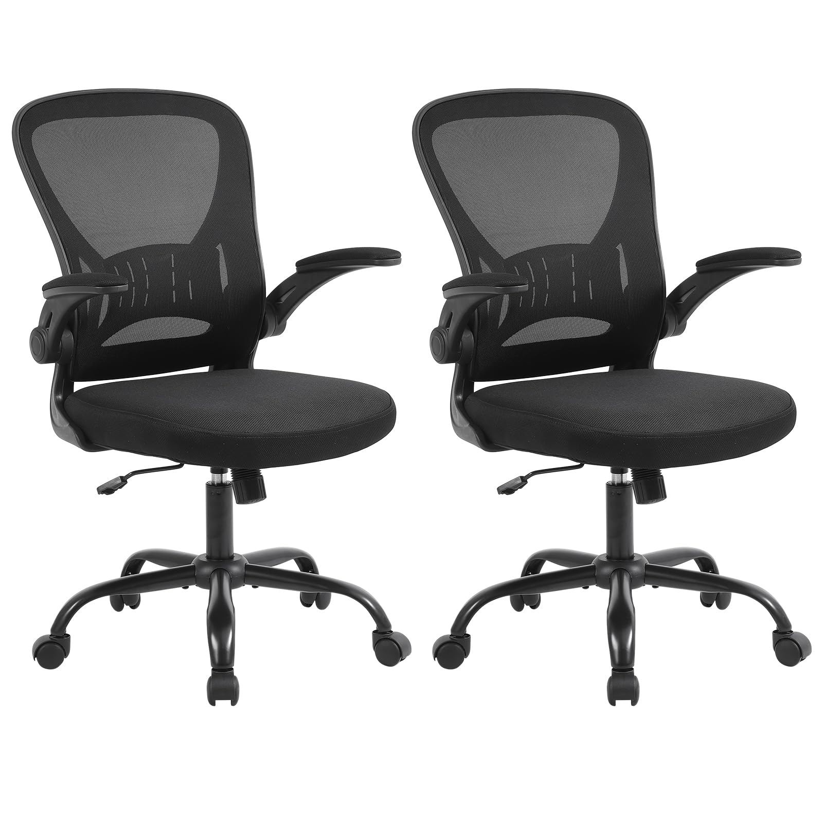 Snapklik.com : Youhauchair Office Chair Set Of 2, Ergonomic Home Office ...