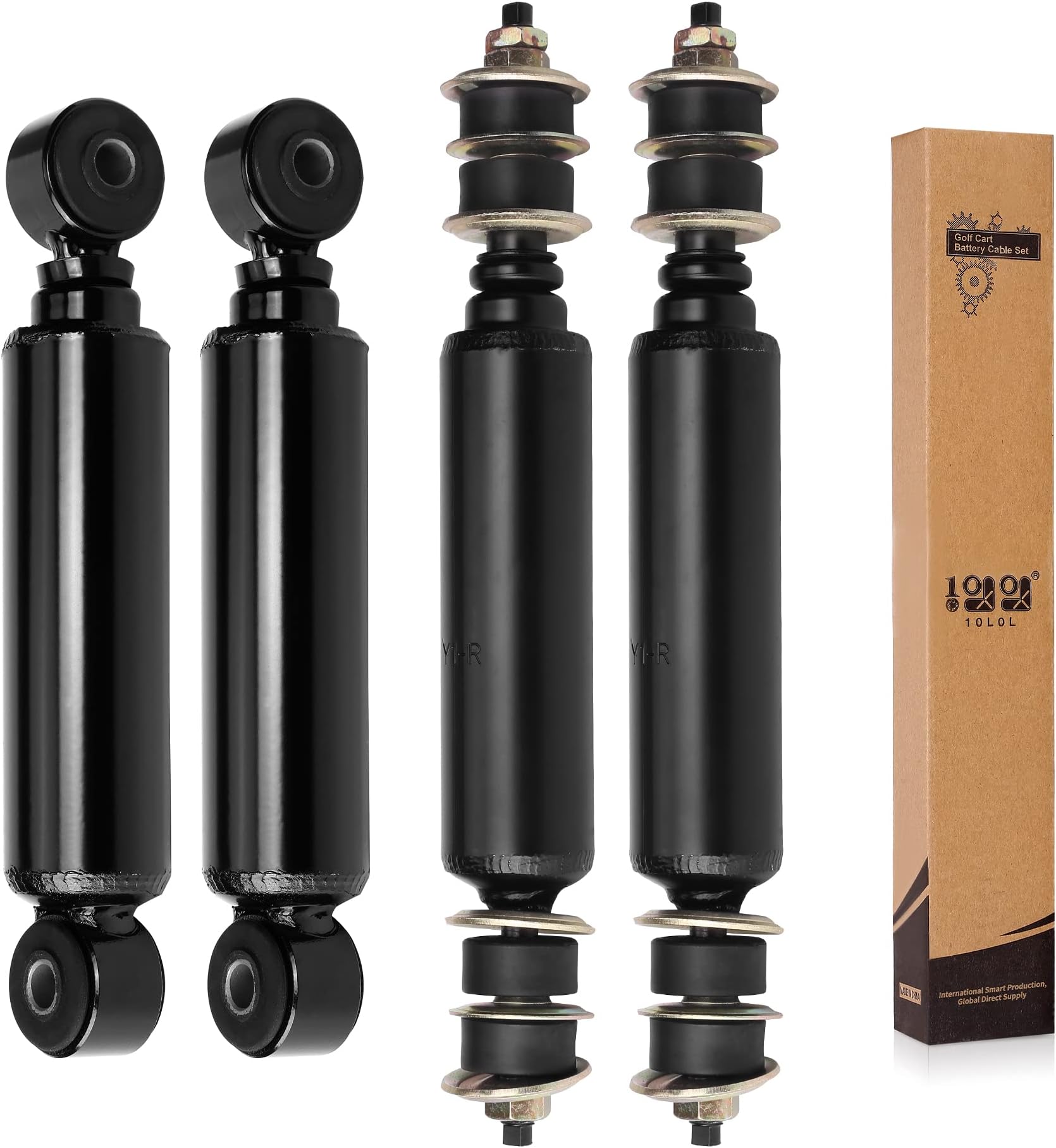 Amazon.com: 10L0L Golf Cart Shock Absorbers Kit Golf Cart Front and ...
