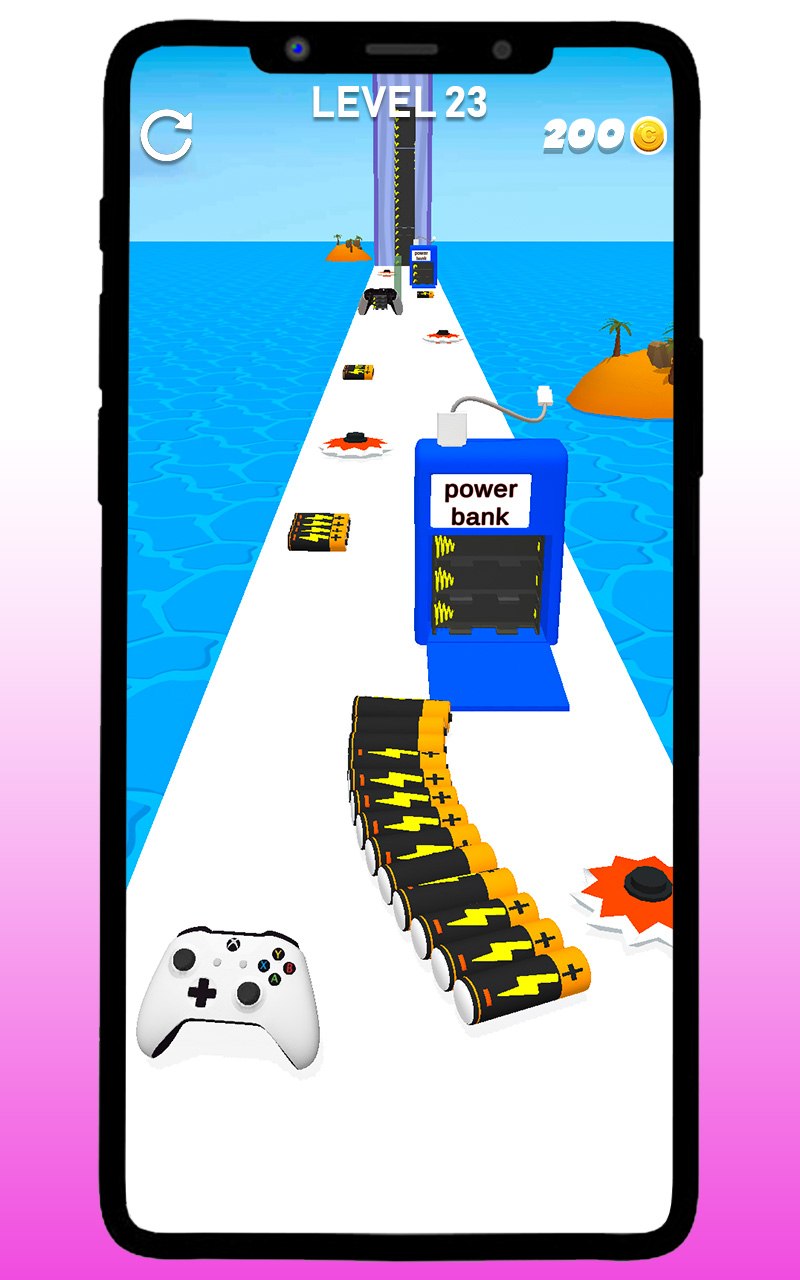 Battery Run Race 3D Stack Rush: Recharge the Toys Challenge Charging ...