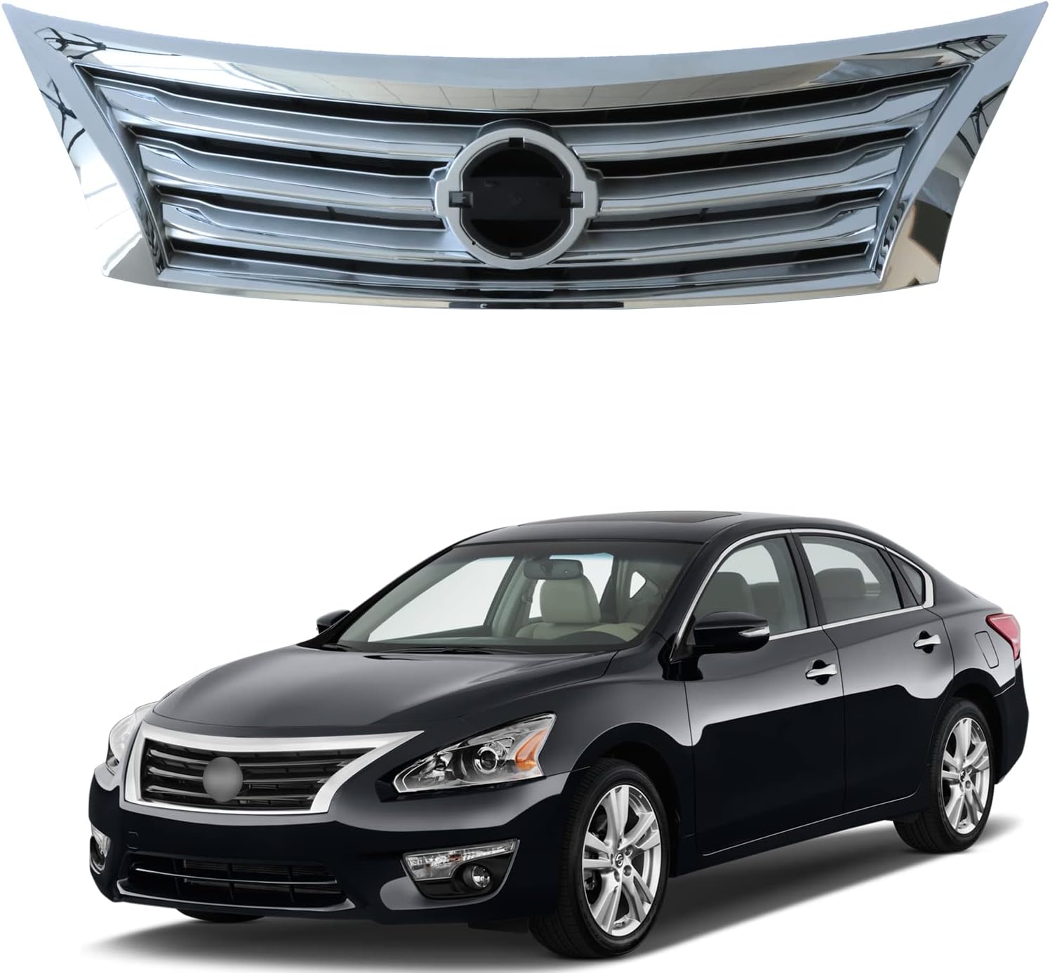 Amazon.com: Zrlla Front Bumper Grille Compatible with 2013-2015 Nissan ...