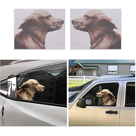 Amazon.com: WONDERVY 2PCS Car Window Cling Funny Car Sticker Window ...
