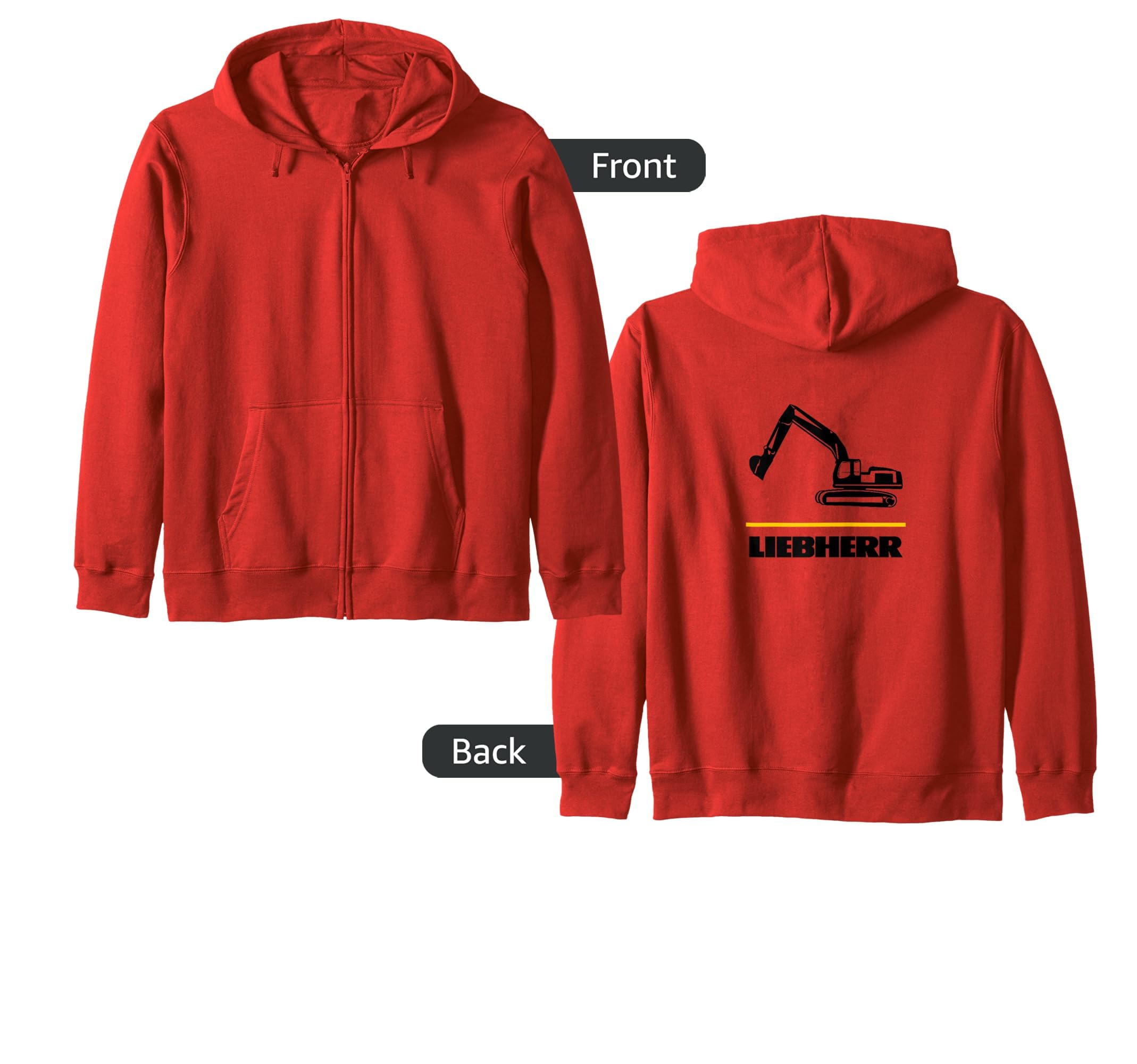 Amazon.com: Liebherr Driver Fan Excavator Love Construction Machinery ...