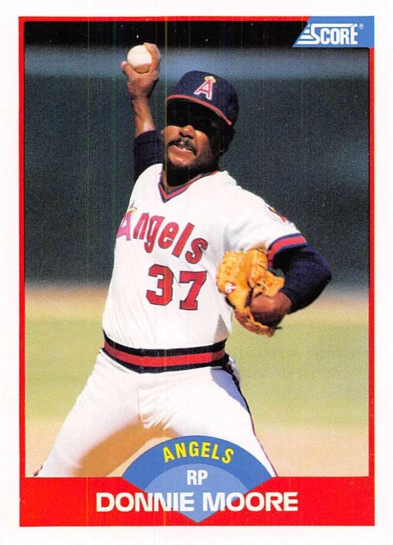 Amazon.com: Baseball MLB 1989 Score #535 Donnie Moore #535 NM Angels ...