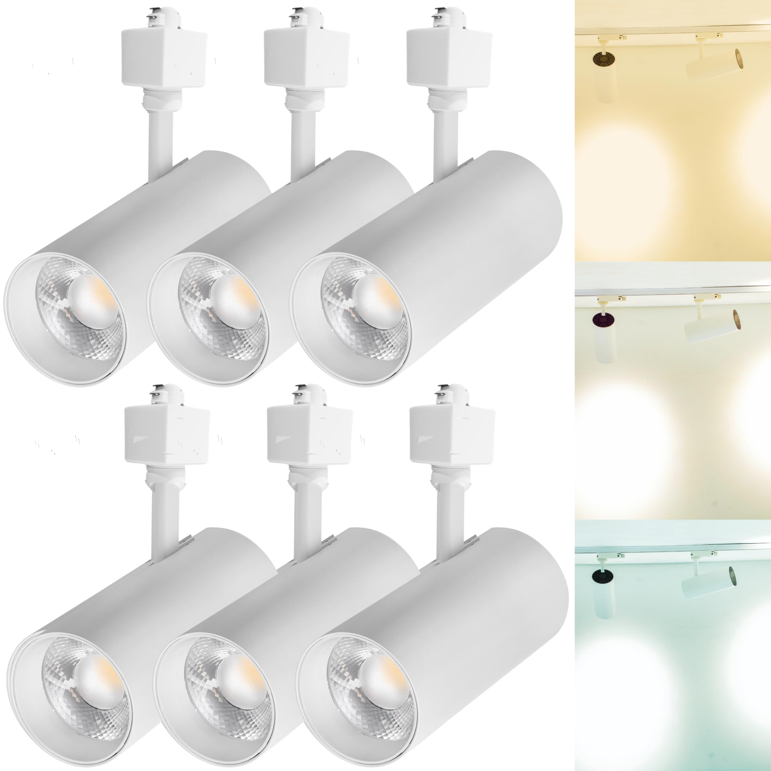 Color Changing Track Lighting INTWELL 12W RGB LED Track Light Heads