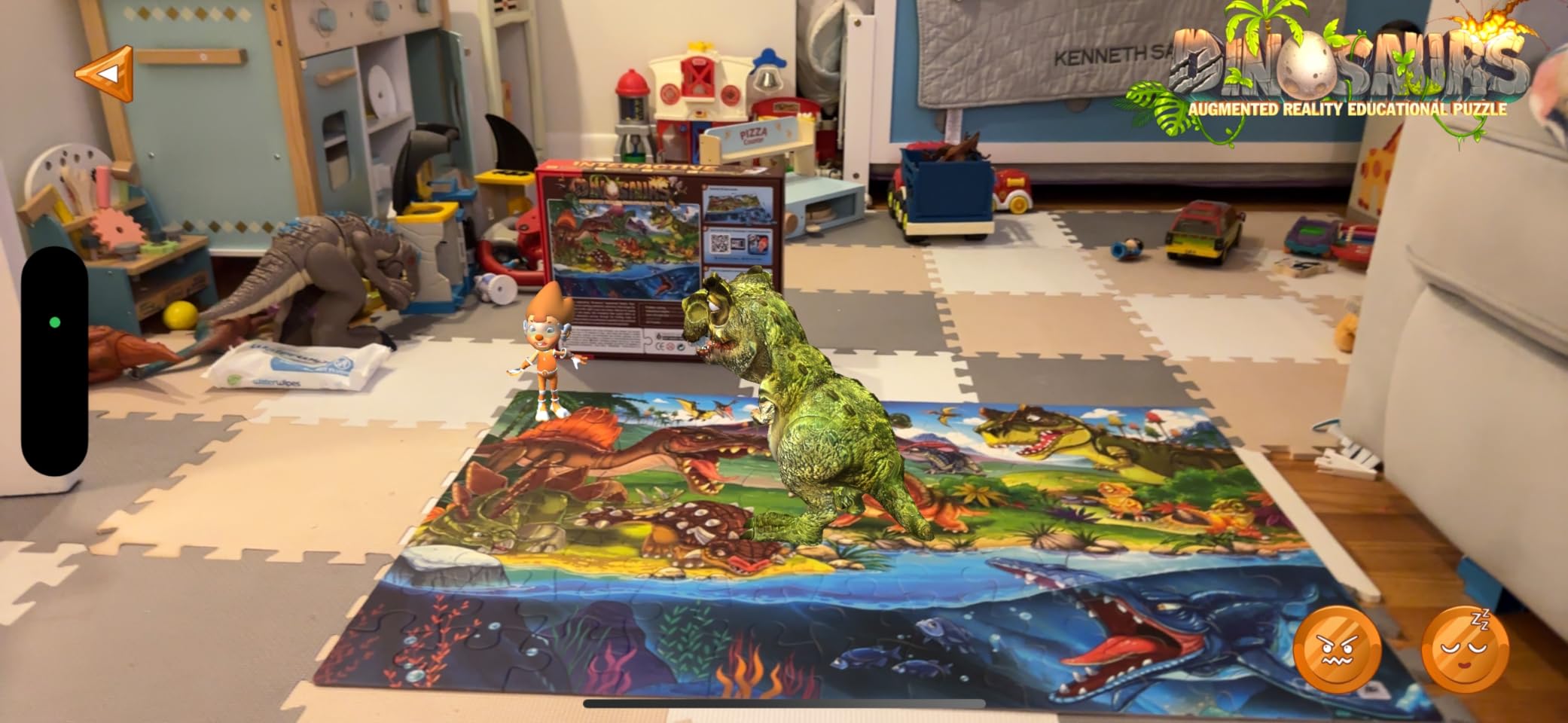Amazon.com: ARGUN DINOSAURS Augmented Reality Educational Jigsaw Puzzle ...