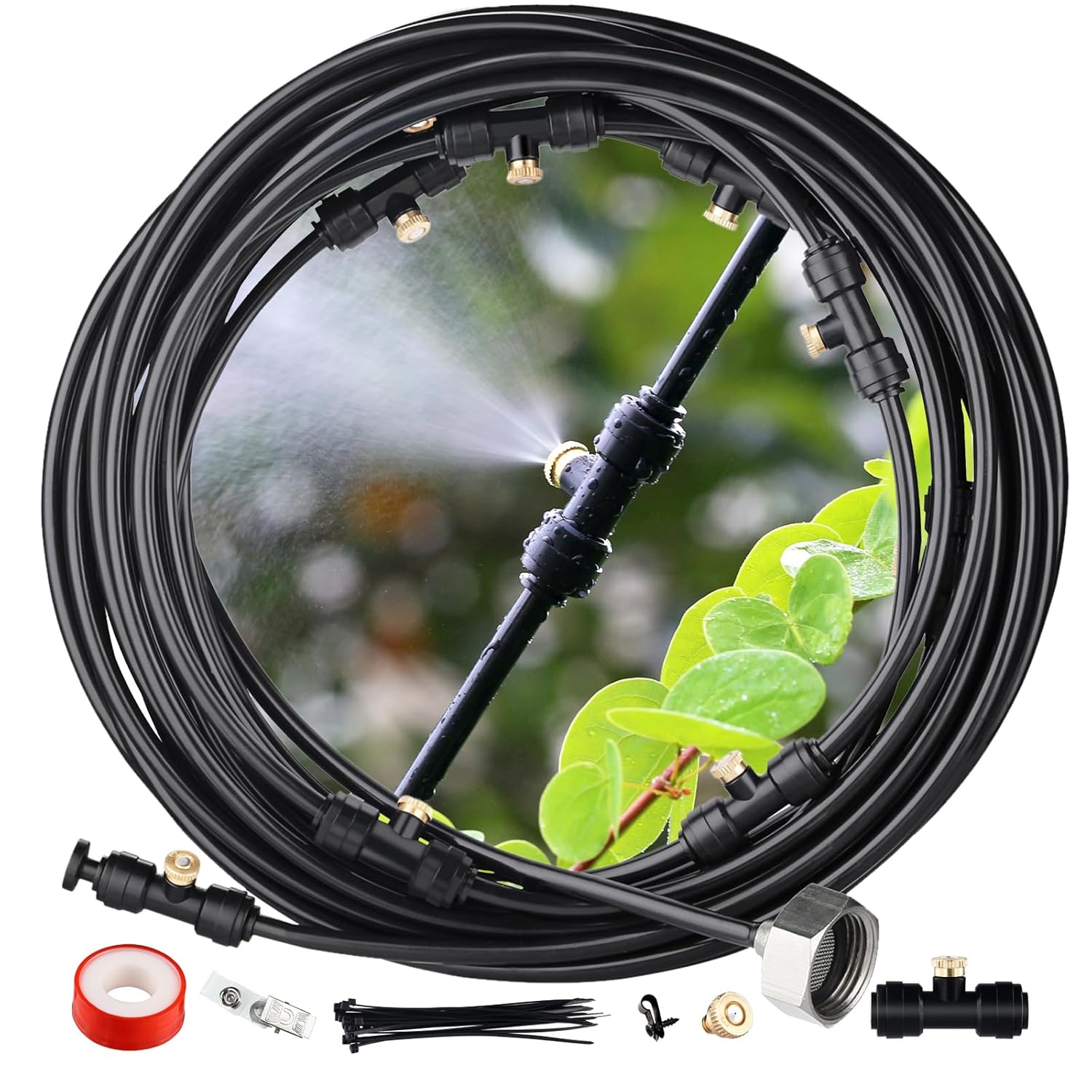 Amazon.com: Misters for Outside Patio, LOHASV9 Misting Cooling System ...