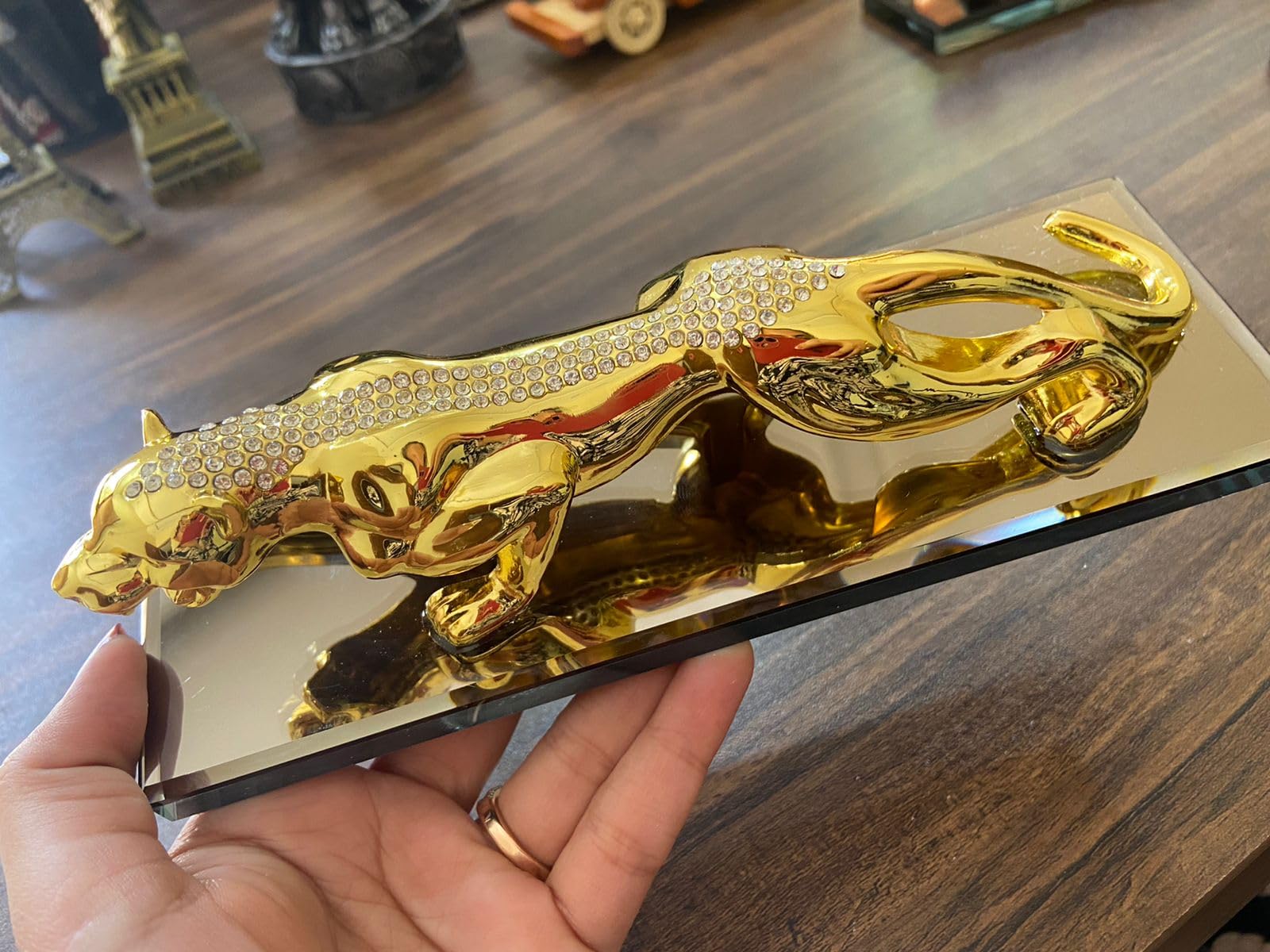 Ride2joy Jaguar Statue 'Car Dashboard' Ornaments Accessory | Showpieces ...