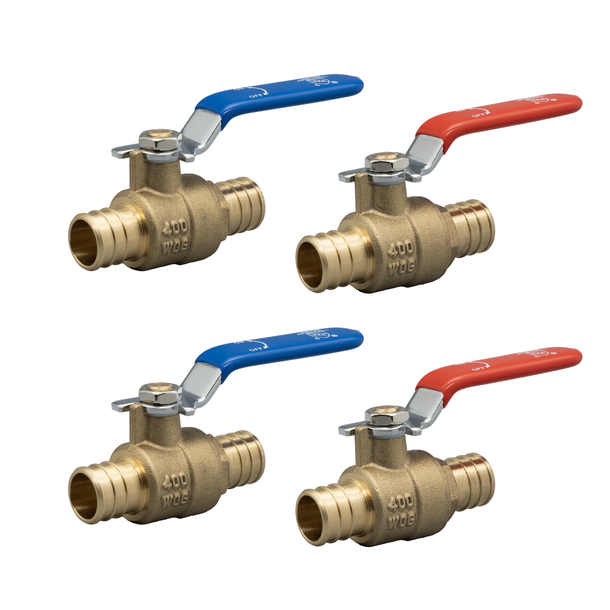 Snapklik.com : VANCOCO PEX Ball Valves, 3/4 Inch Brass Pex Full Port ...