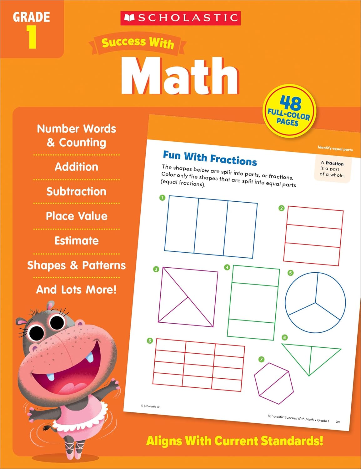 Amazon.com: Scholastic Success with Math Grade 1 Workbook ...