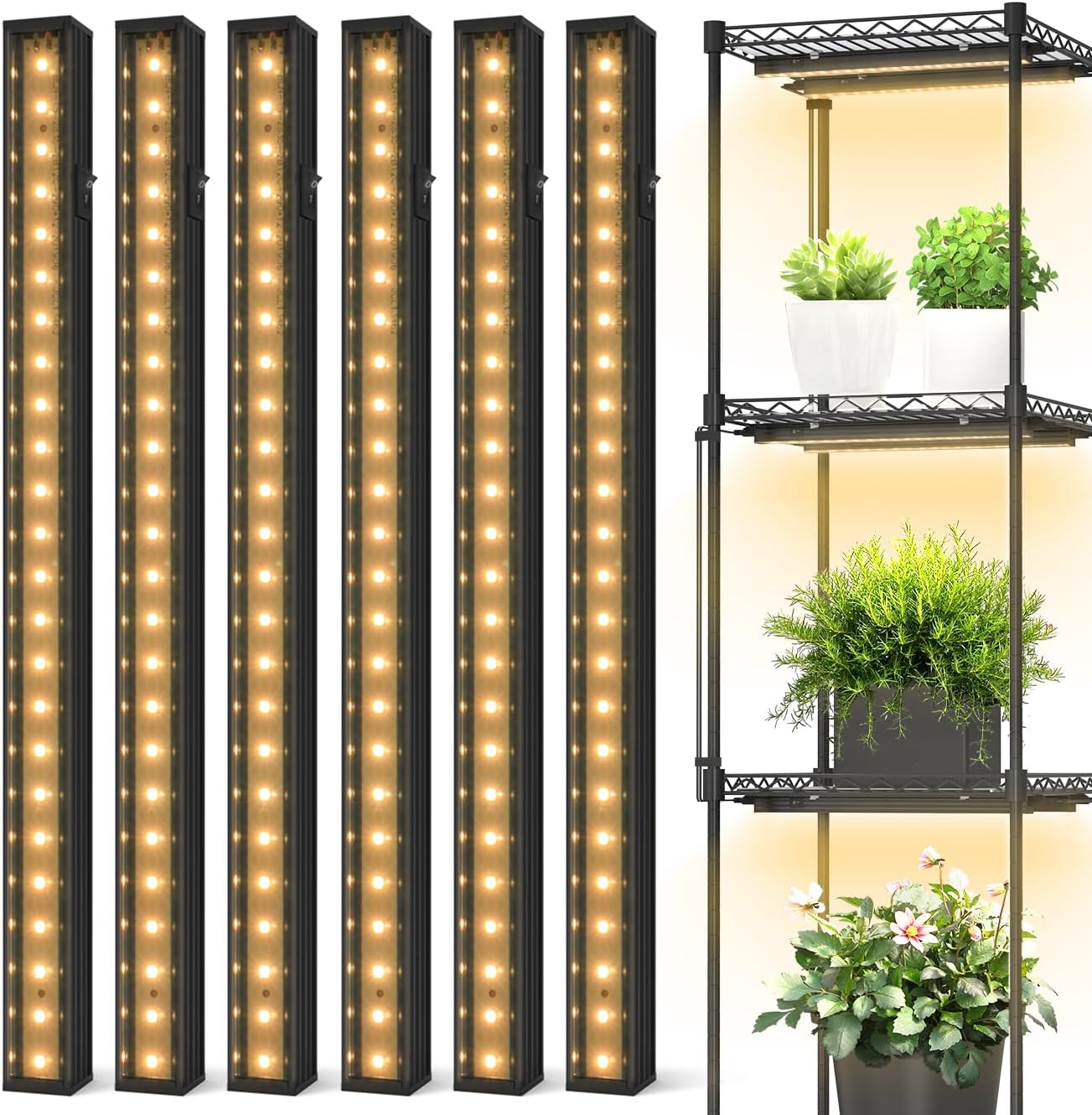 Amazon.com : SpeePlant LED Grow Light Strips, T5 Grow Lights, Full ...
