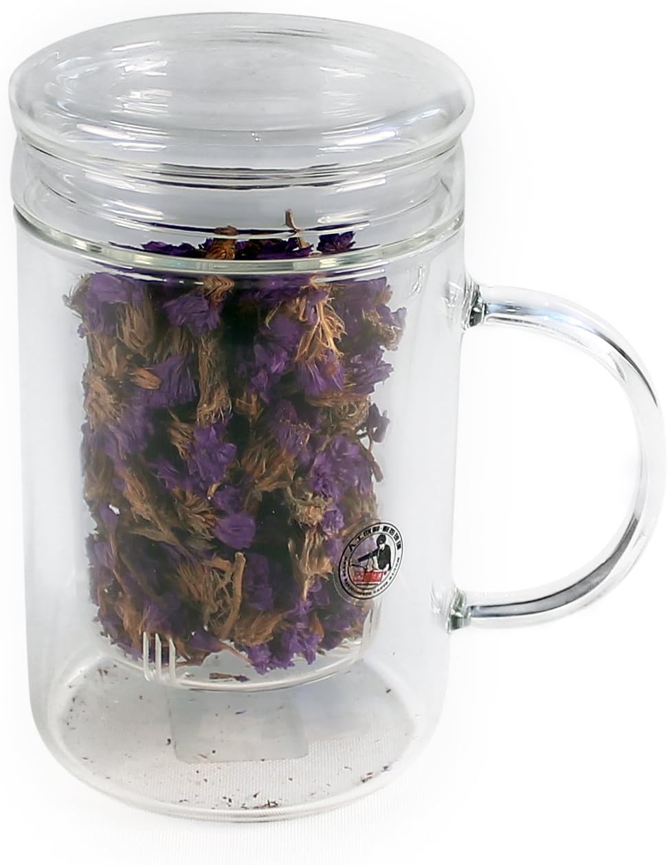 Ching Gum Crystal Glass Mug with Lid/450ml : Amazon.co.uk: Home & Kitchen