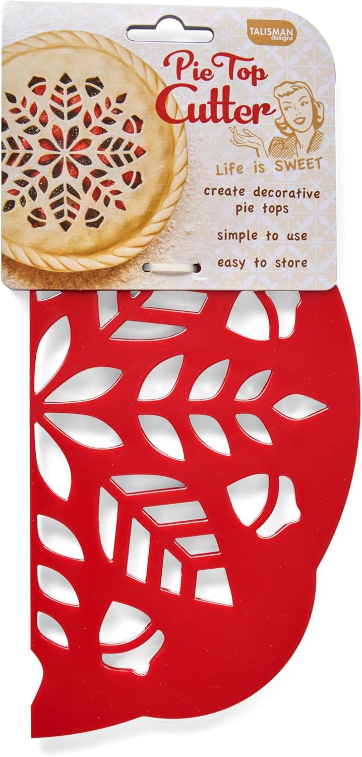 Amazon.com: Talisman Designs Pie Top Cutter | Pie Crust Cutter | Pie ...