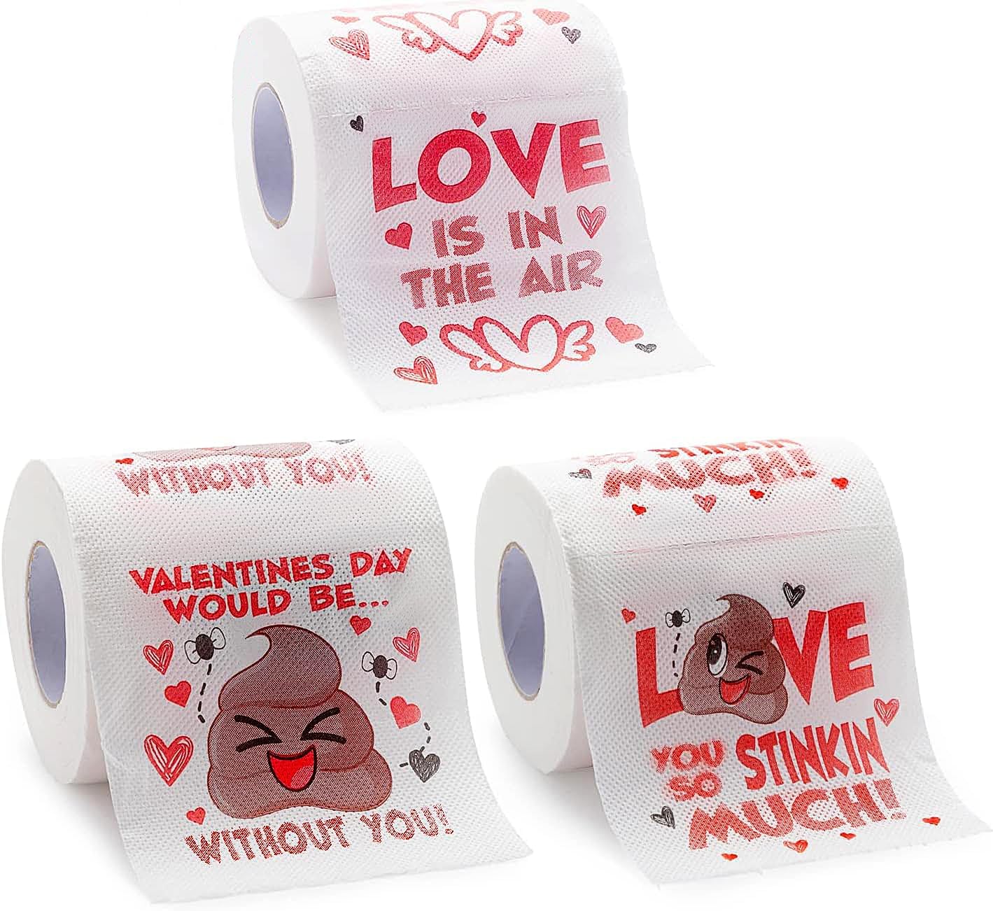 Amazon.com: I Love the Poop Out of You Funny Novelty Toilet Paper for ...