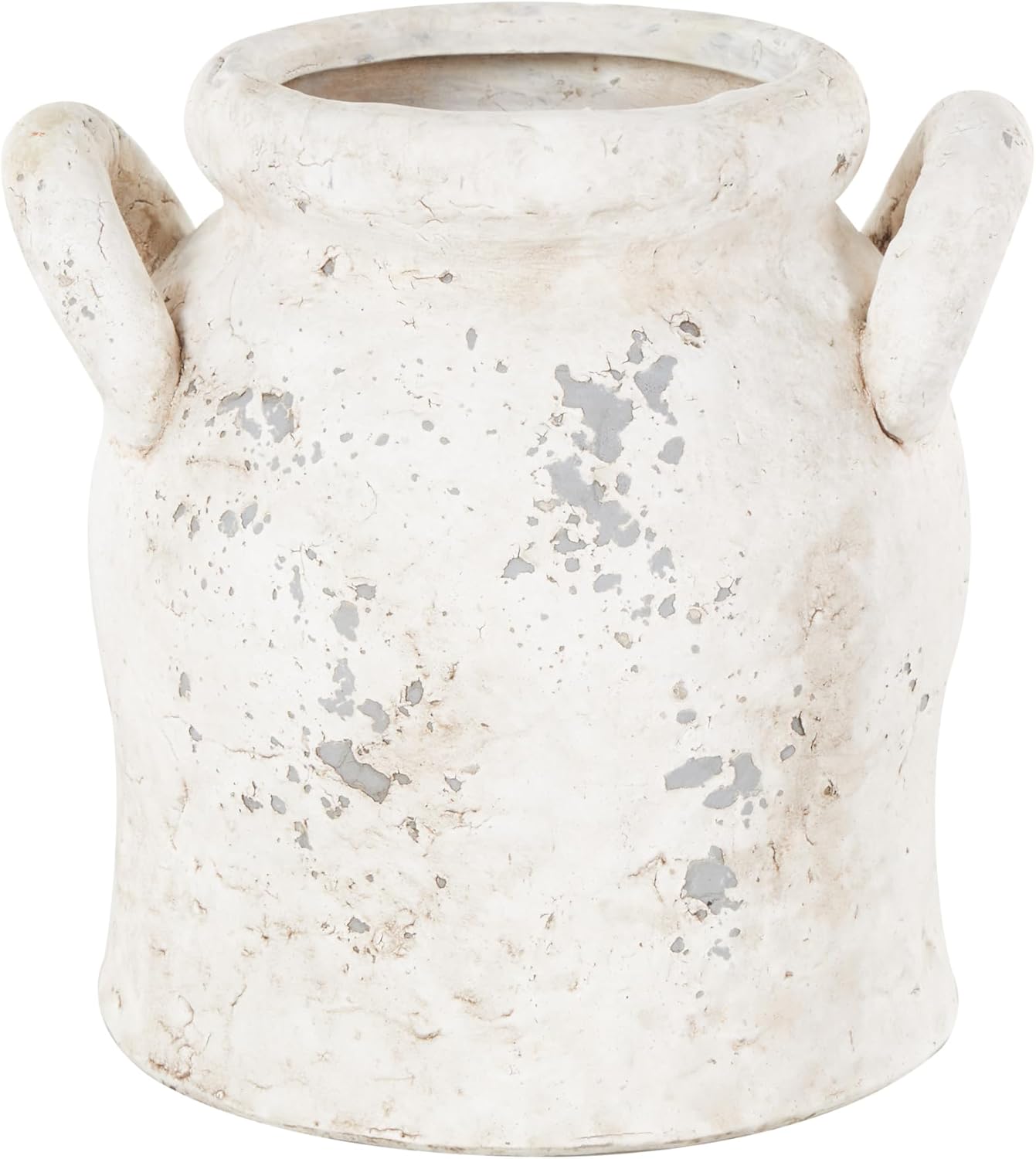 Amazon.com: Deco 79 Ceramic Antique Style Distressed Vase with Handles ...