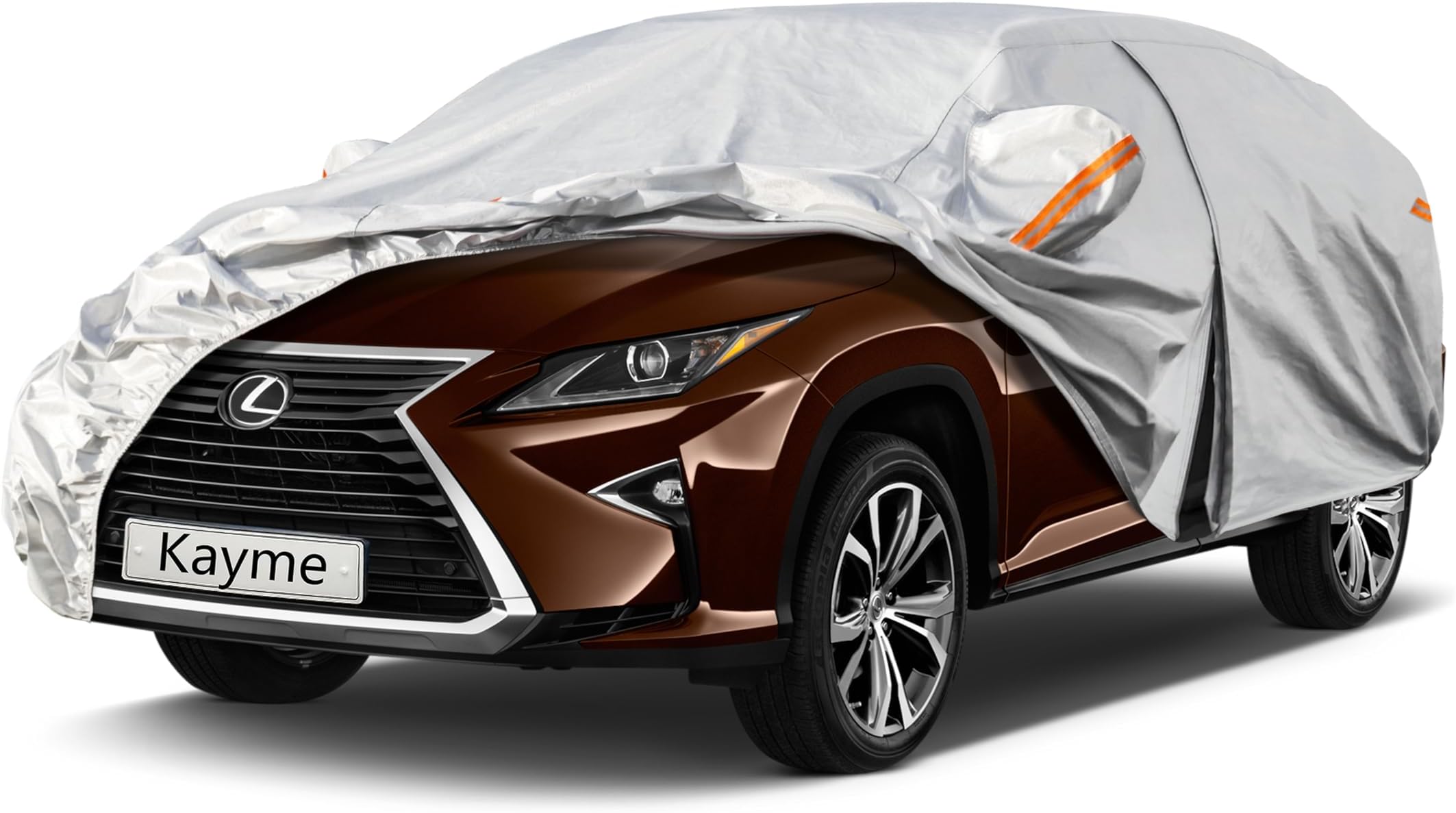 Amazon.com: Kayme 6 Layers SUV Car Cover Custom Fit for Lexus RX 350 ...