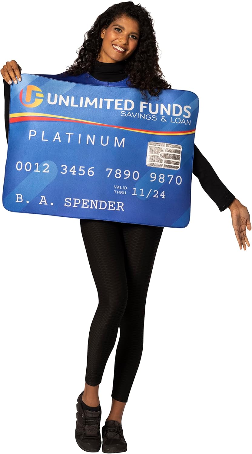 Amazon.com: Rasta Imposta Platinum Credit Card Halloween Costume Money ...