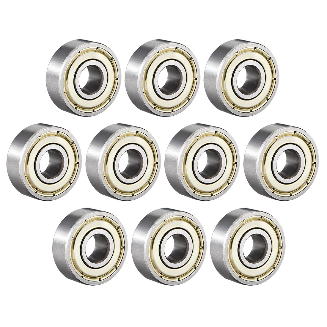 Snapklik.com : Uxcell 606ZZ Deep Groove Ball Bearing Double Shield 606 ...