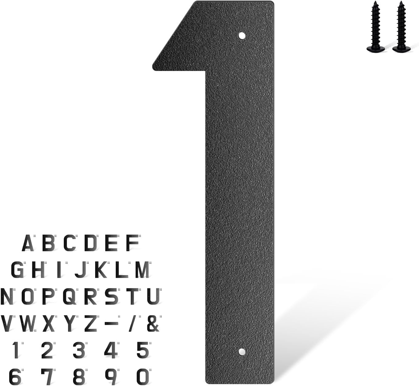 Amazon.com: 4 Inch Metal House Number, Metal Letters, House Address ...