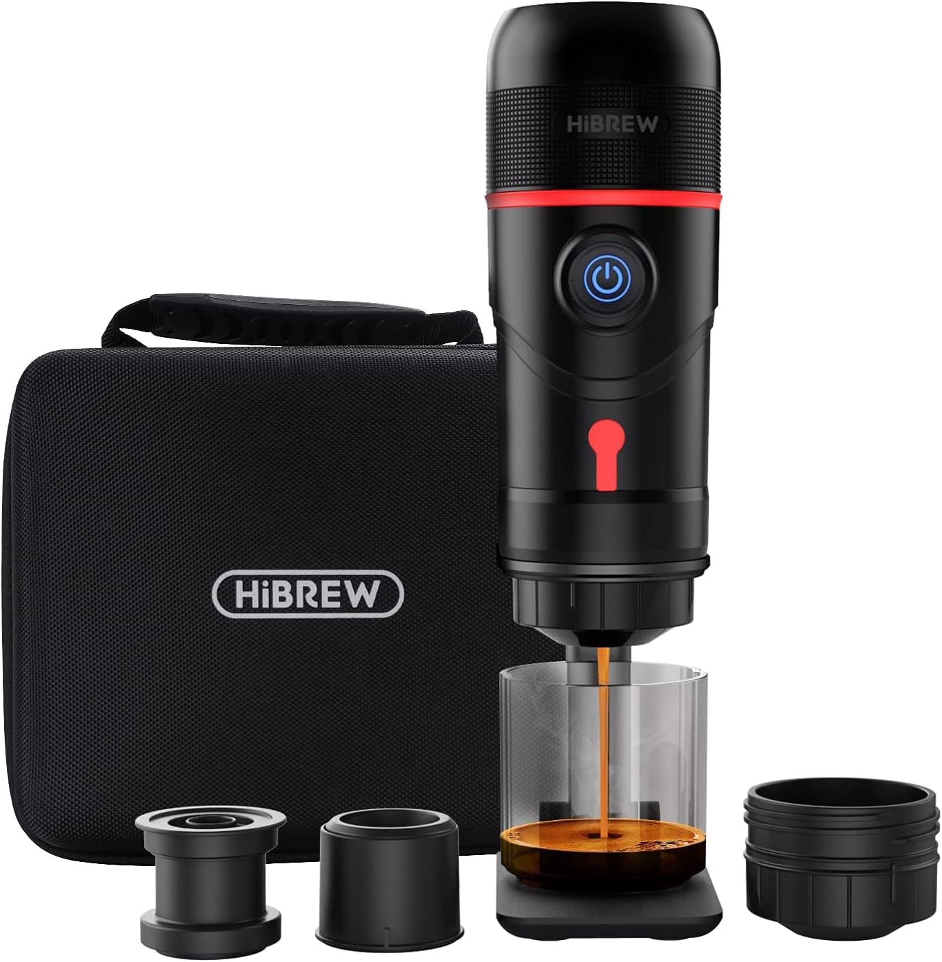 HIBREW - Cafetera eléctrica portátil 3 en 1 multifunción para vehículo ...