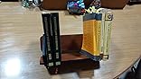 KRISANT Space Saving Wooden Hand Made Book Holder Mini Book Shelf Rack ...