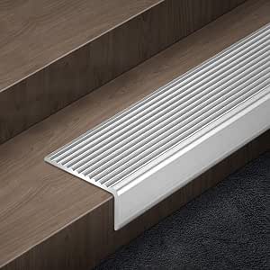 Amazon.com: Flooring Stair Nosing Edge Profile, 1 2 3 Inches Wide Step ...