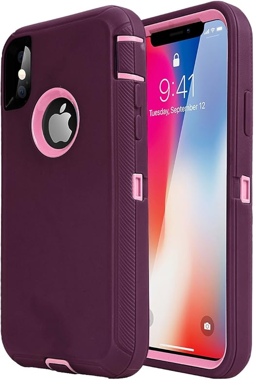 Amazon.com: AICase iPhone X/XS Case, 3 in 1 Scratch Resistant, Drop ...