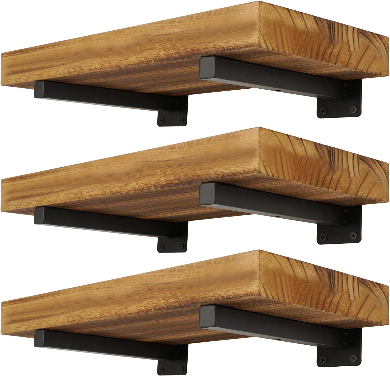 Heavy Duty Floating Shelf Brackets - 250 mm Blind Industrial Metal ...