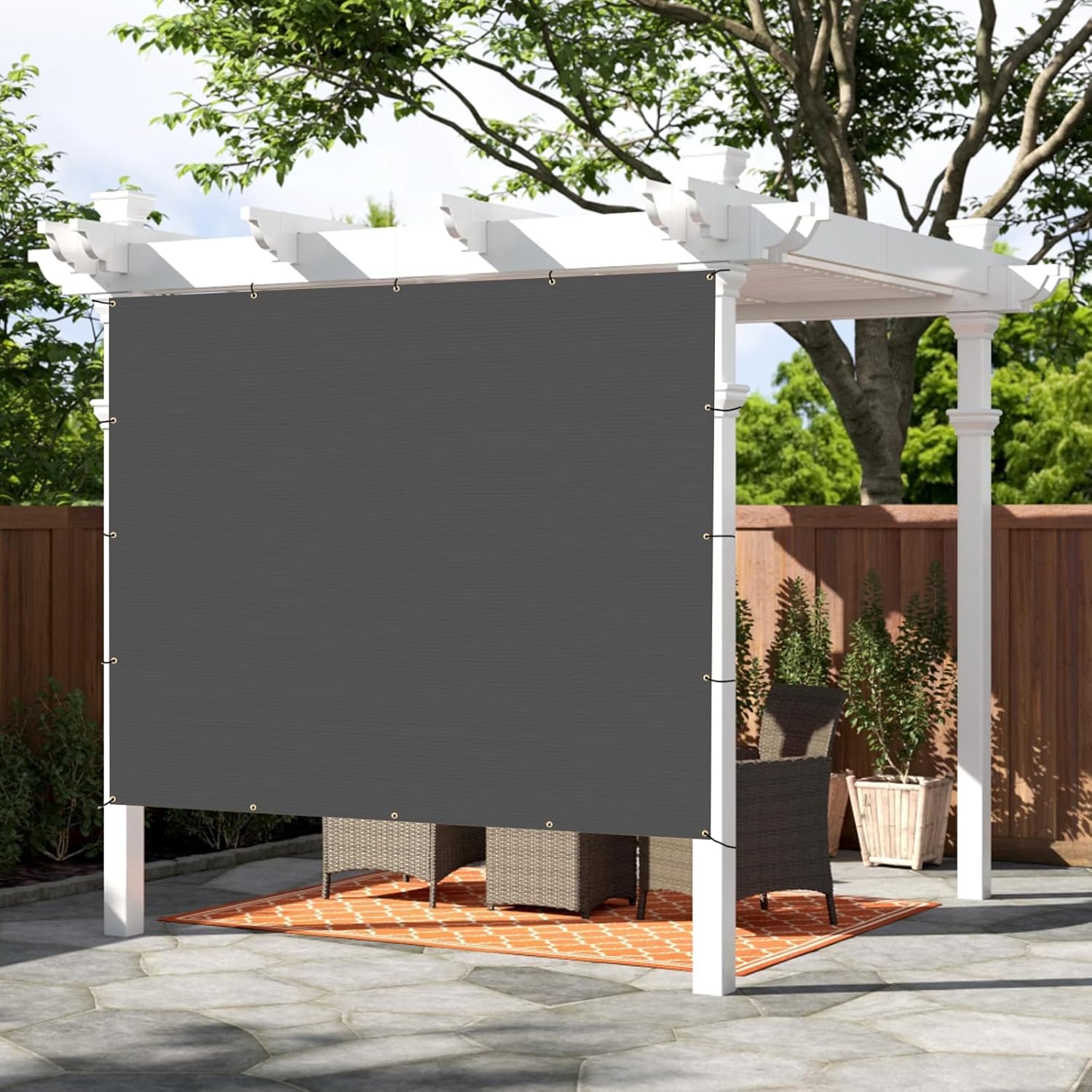 Amazon.com : SUNNY GUARD Shade Cloth 6x16 FT Sun Shade Screen Fabric HC ...