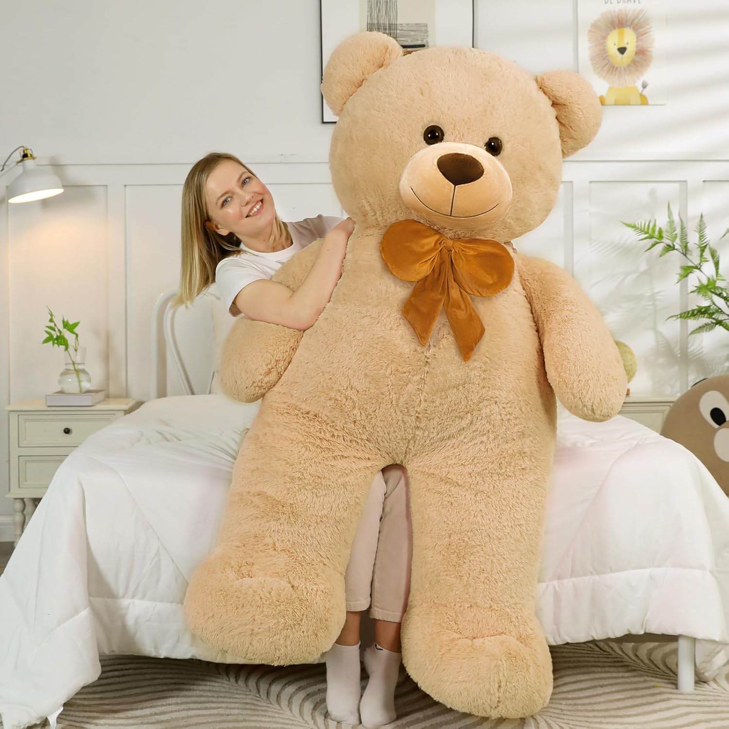 Amazon.com: MorisMos Giant Teddy Bear 5ft Stuffed Animal for Girlfriend ...