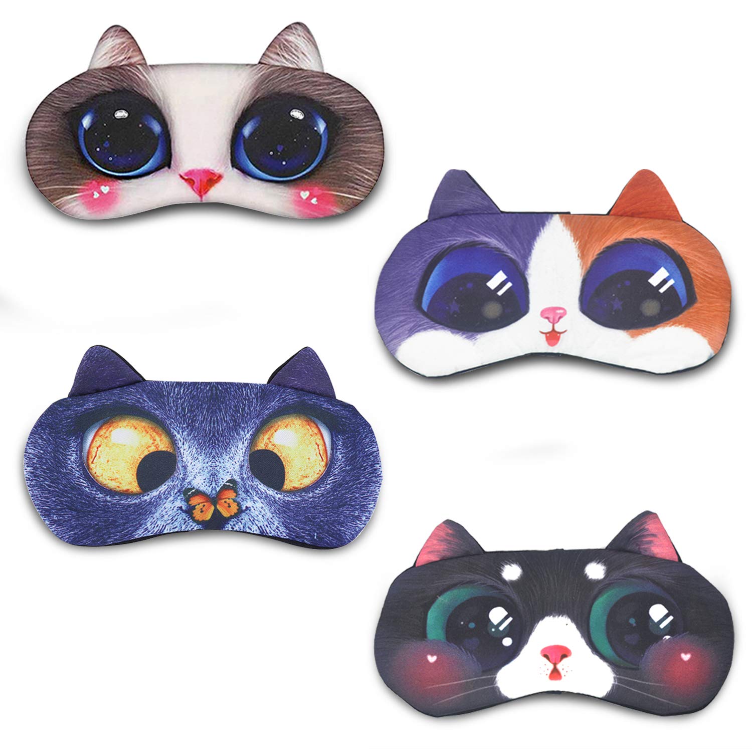 Amazon.com: Sleep Mask for Kids Boys Girls Tphon Funny Blindfolds Soft ...