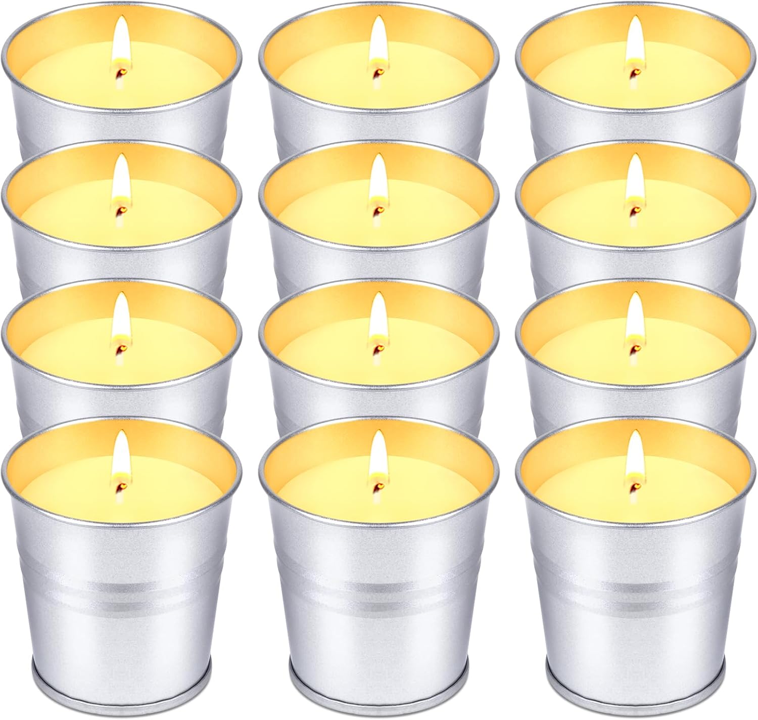 Amazon.com: Citronella Candles Outdoor Indoor, 12 Pack Citronella ...