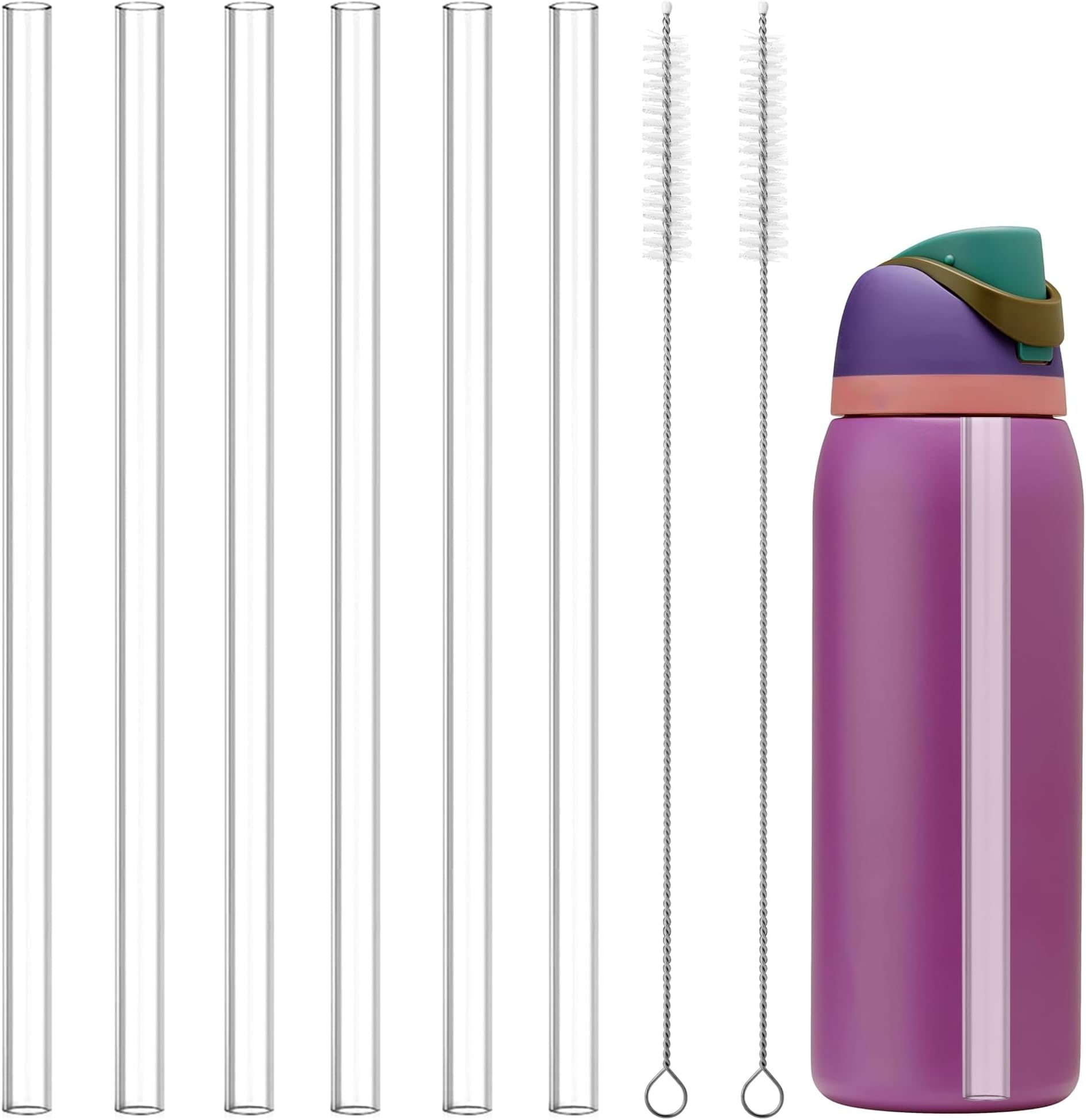 Amazon.com: Replacement Straws Compatible with Owala Water Bottle ...