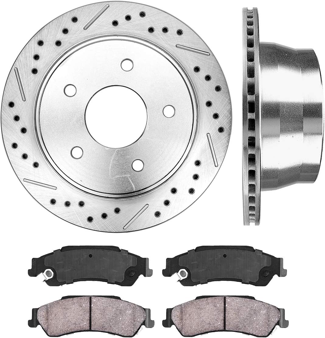 Amazon.com: Detroit Axle - Rear Brake Kit for Chevrolet Blazer S10 GMC ...