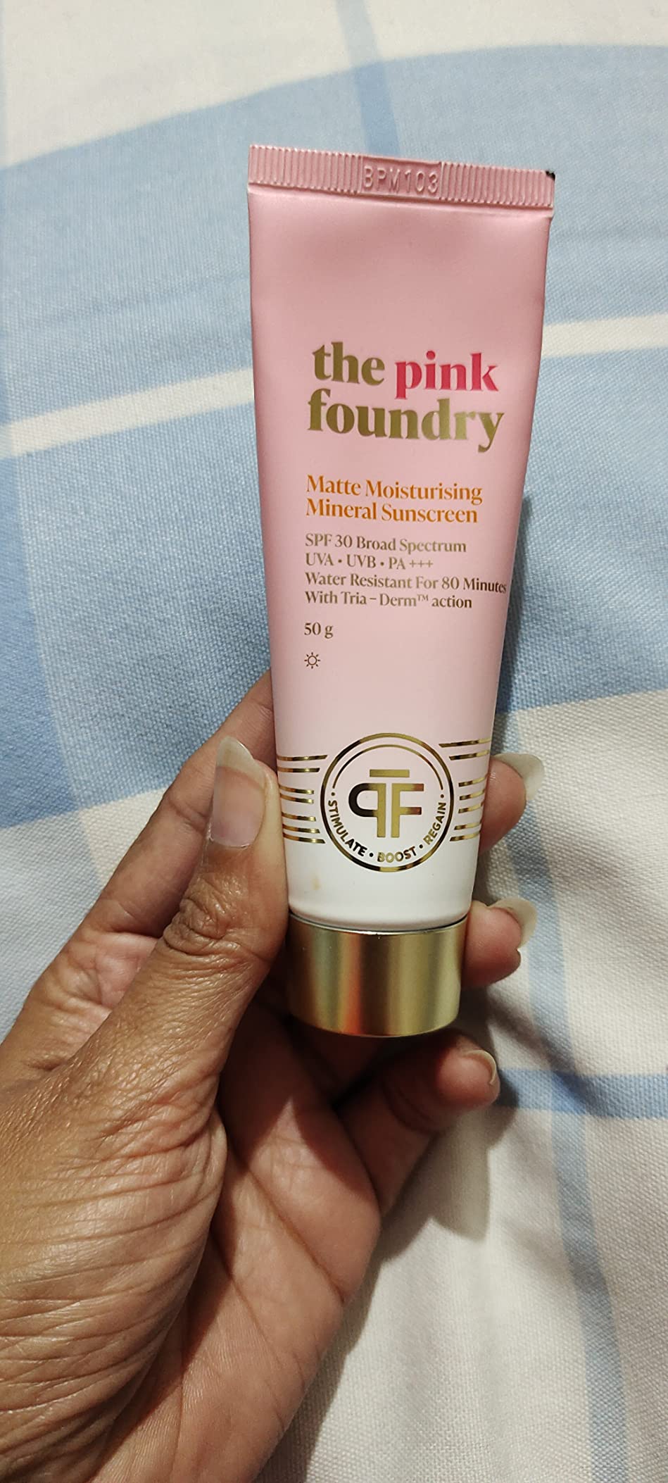 The Pink Foundry Matte Moisturising Mineral Tinted Sunscreen 50 g | SPF ...