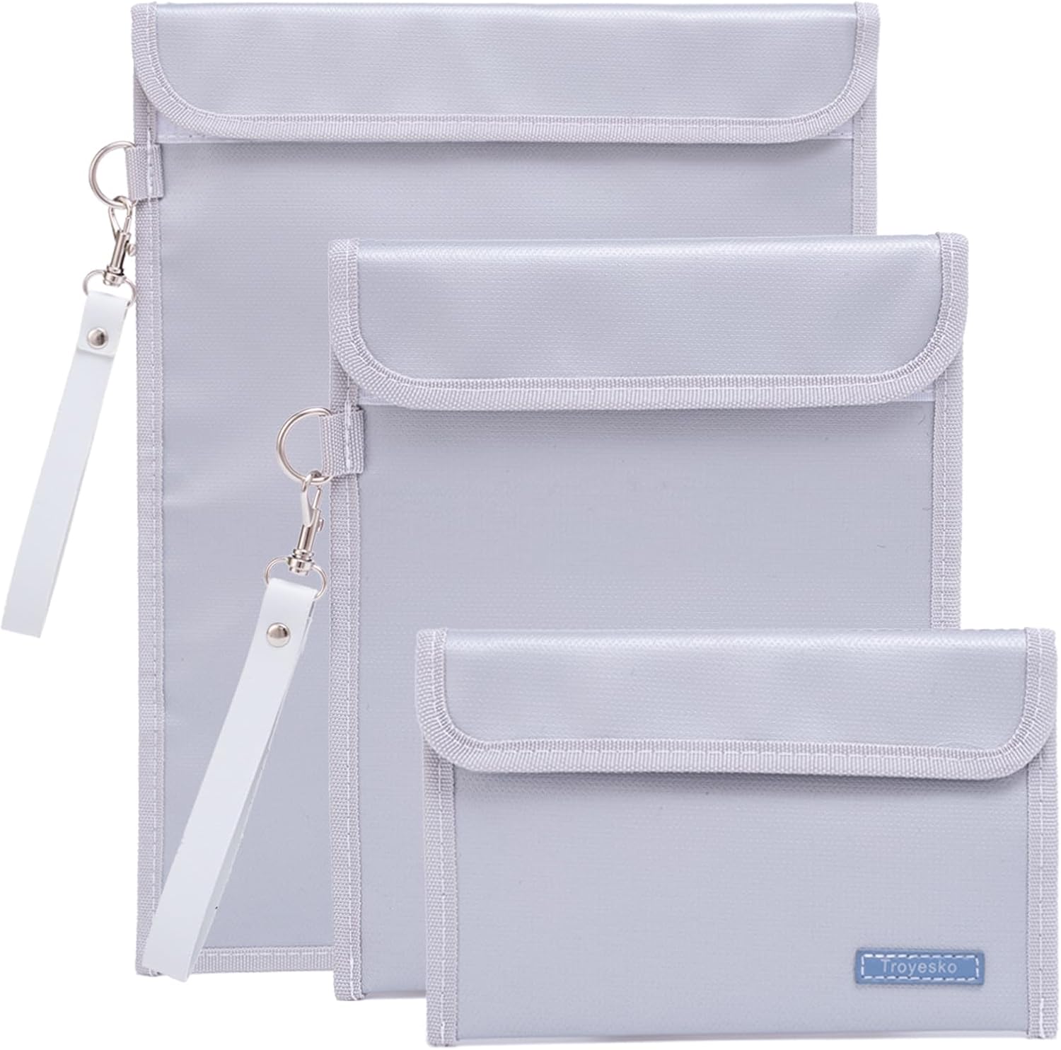 Amazon.com: Fire Document Pouch Fireproof Passport Holder Waterproof ...