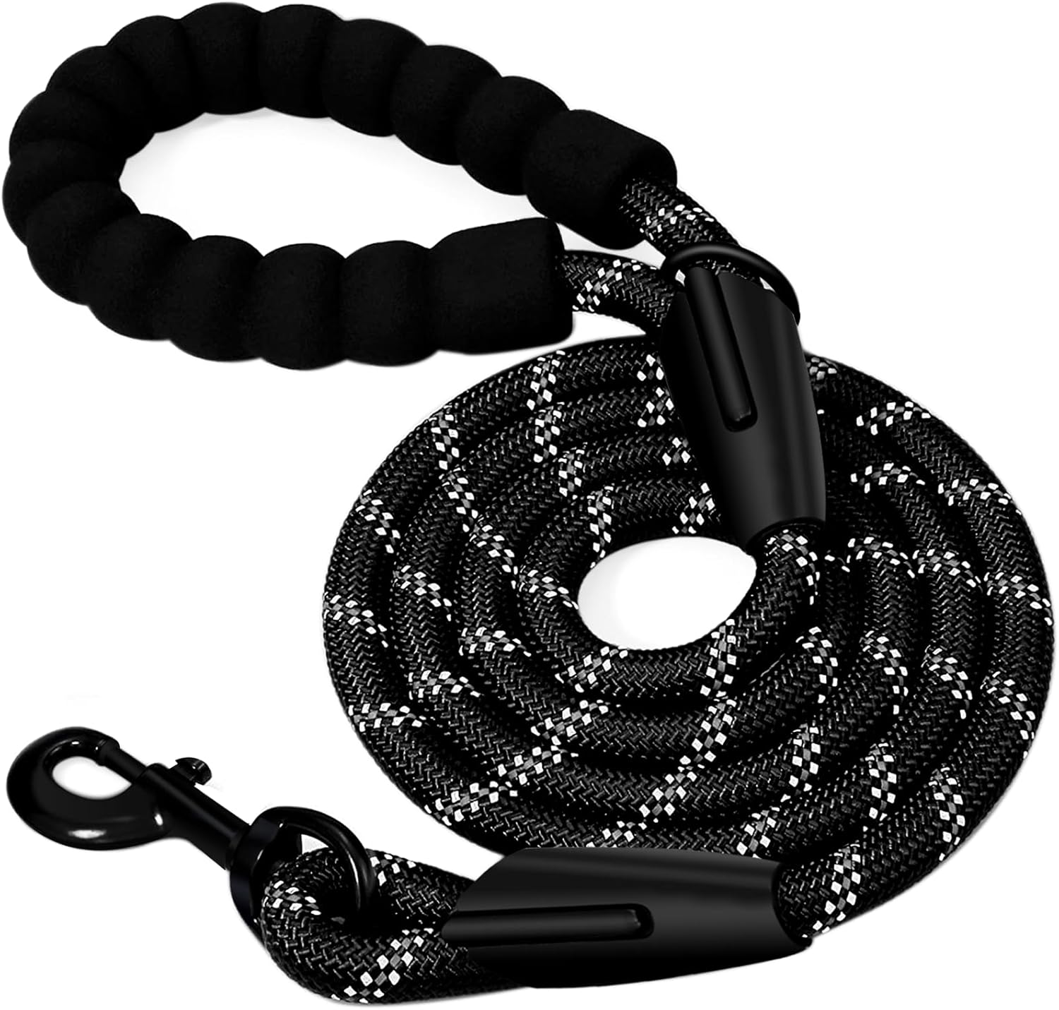 Dog Lead, 1.5m Rope Dog Lead with Comfortable Padded Handle, Strong Dog ...