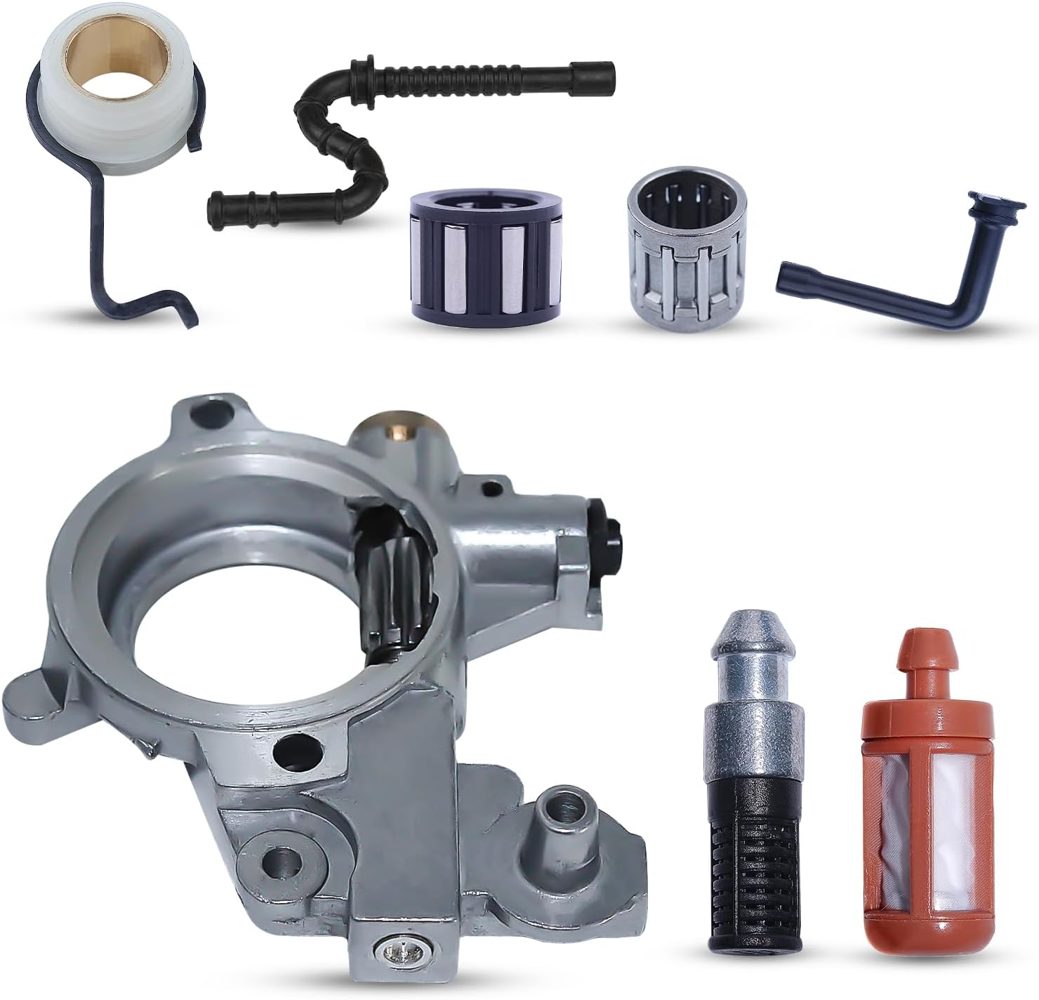 Amazon.com: AISEN Oil Pump Oiler Worm Gear Spring for Stihl MS290 MS390 ...
