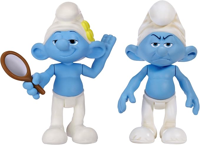Amazon.com: The Smurfs Smurfs Movie Basic Figure Pack Wave #2 Vanity ...