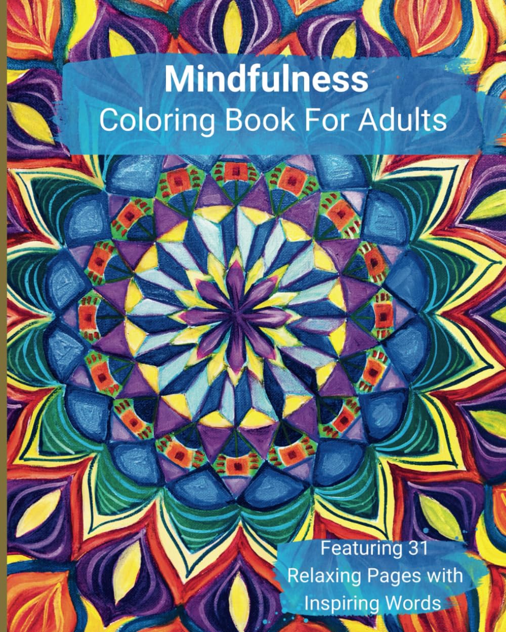 Amazon.com: Health and Wellness Inspiration, Easy Color: Adult Coloring ...