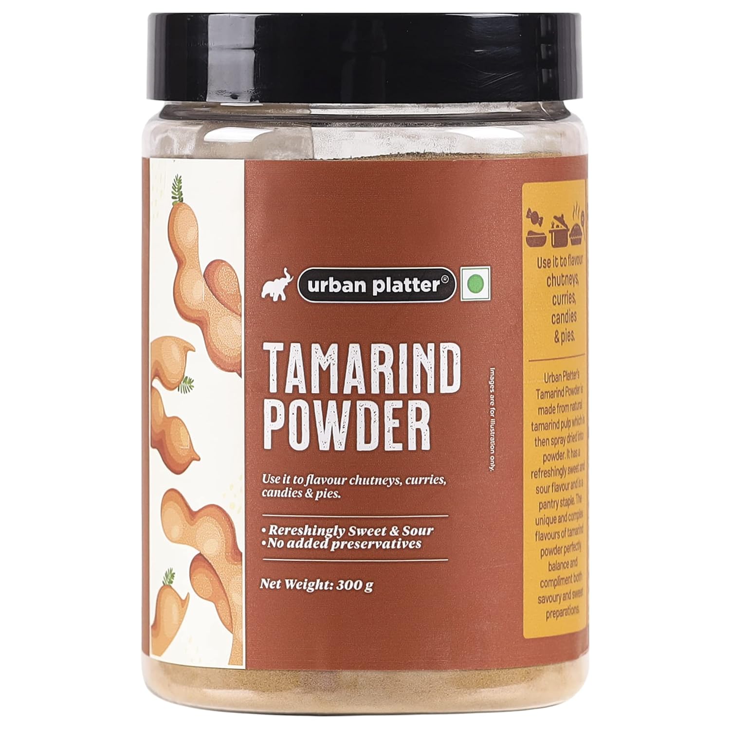 Urban Platter Spray Dried Tamarind Powder (Imli), 300g : Amazon.in ...