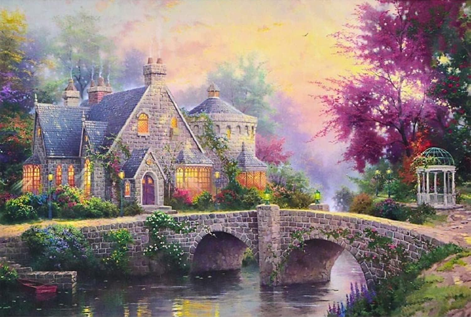 Amazon.com: Fairyland Bridge 1000 Piece Puzzle : Toys & Games