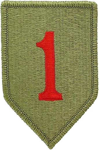 Amazon.com: 1st Infantry Division RED 1 OCP Patch (Military Issued ...