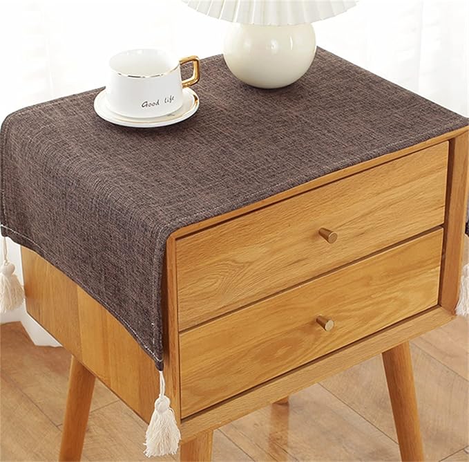Amazon.com: Utobanh Bedside Table Cover Cloth Tablecloth, Non-Slip ...
