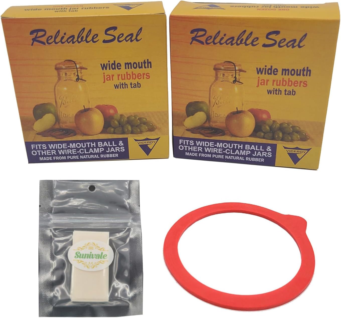 Amazon.com: Canning Jar Seal Bundle Includes 48 Regular Mouth Viceroy ...