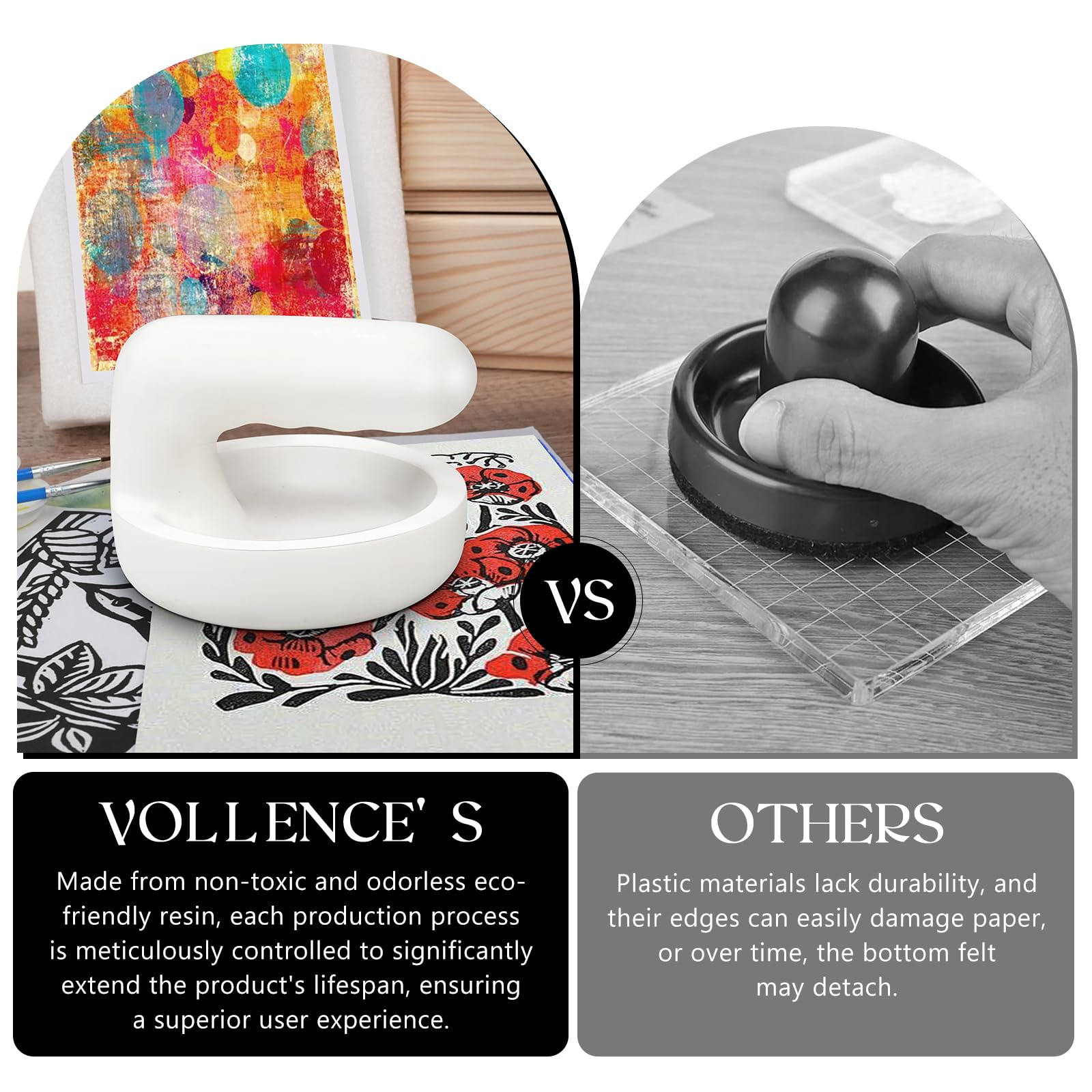 Snapklik.com : VOLLENCE Resin Printing Baren Tools For Printmaking ...