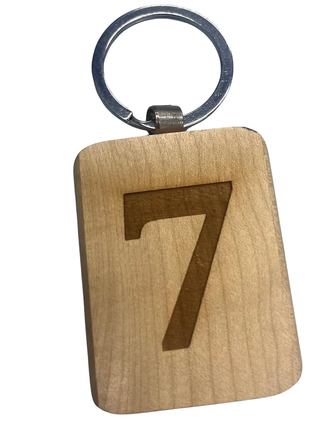 Blessings 7 Number Wooden Keychain : Amazon.in: Bags, Wallets and Luggage