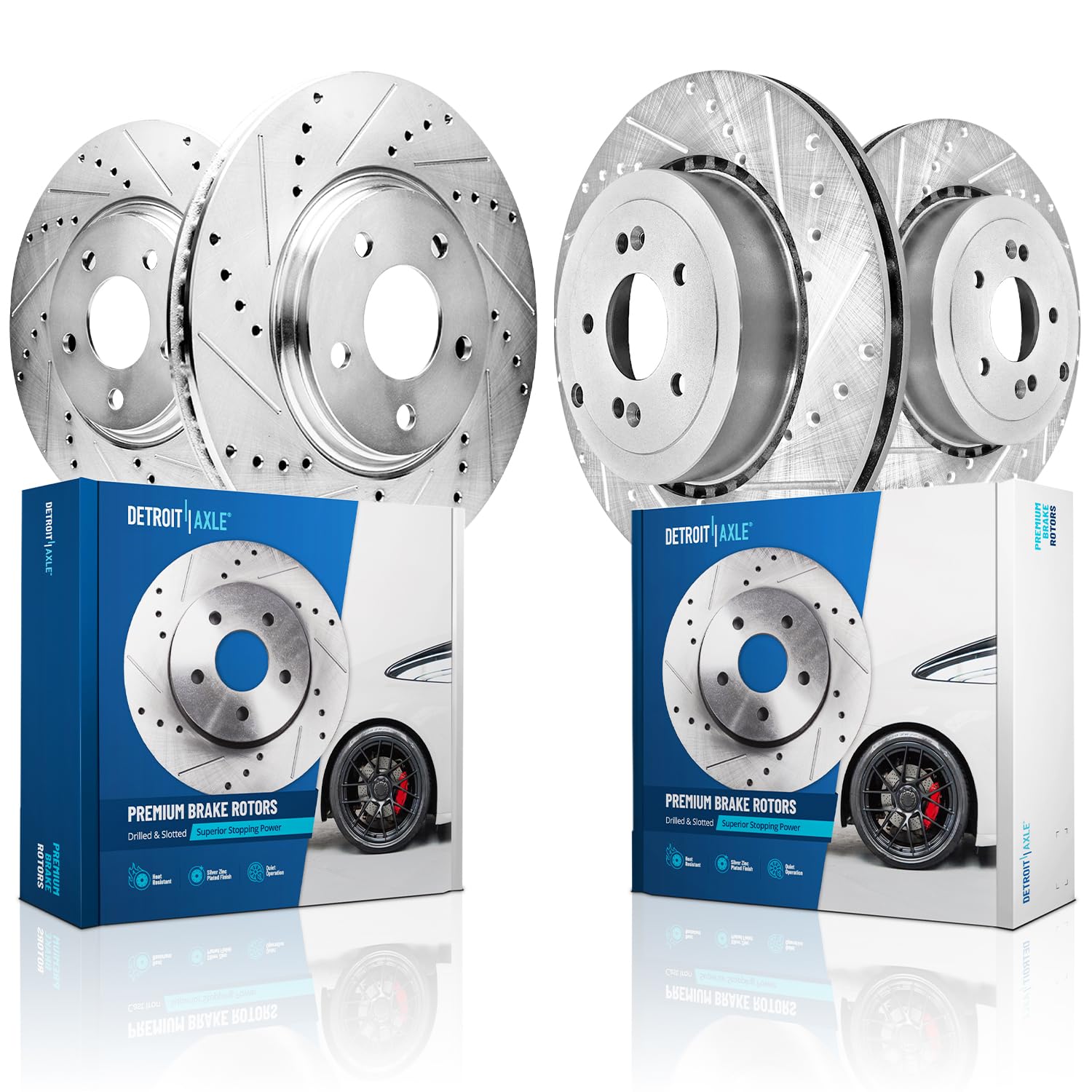 Amazon.com: Detroit Axle - Brake Rotors for 2018-2022 Kia Stinger 2019 ...