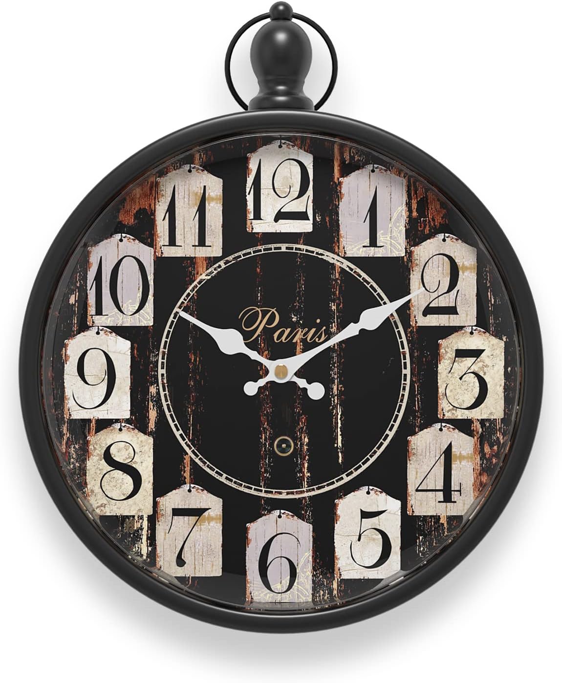 Amazon.com: Menterry European Retro Wall Clock. Old-Fashioned Antique ...