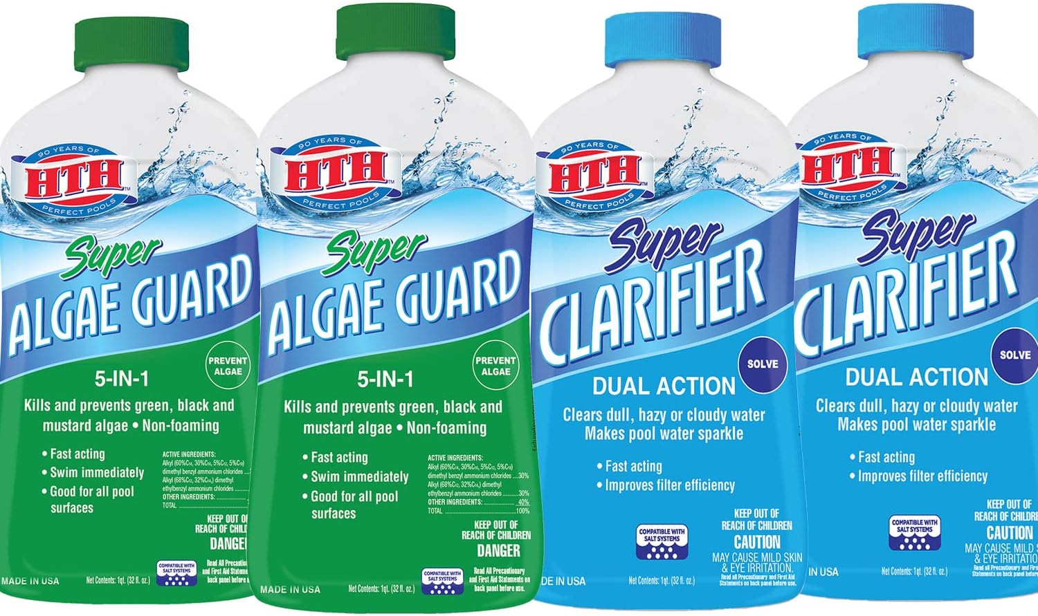 2-Pack HTH Pool Algaecide & Clarifier: Super Nepal | Ubuy
