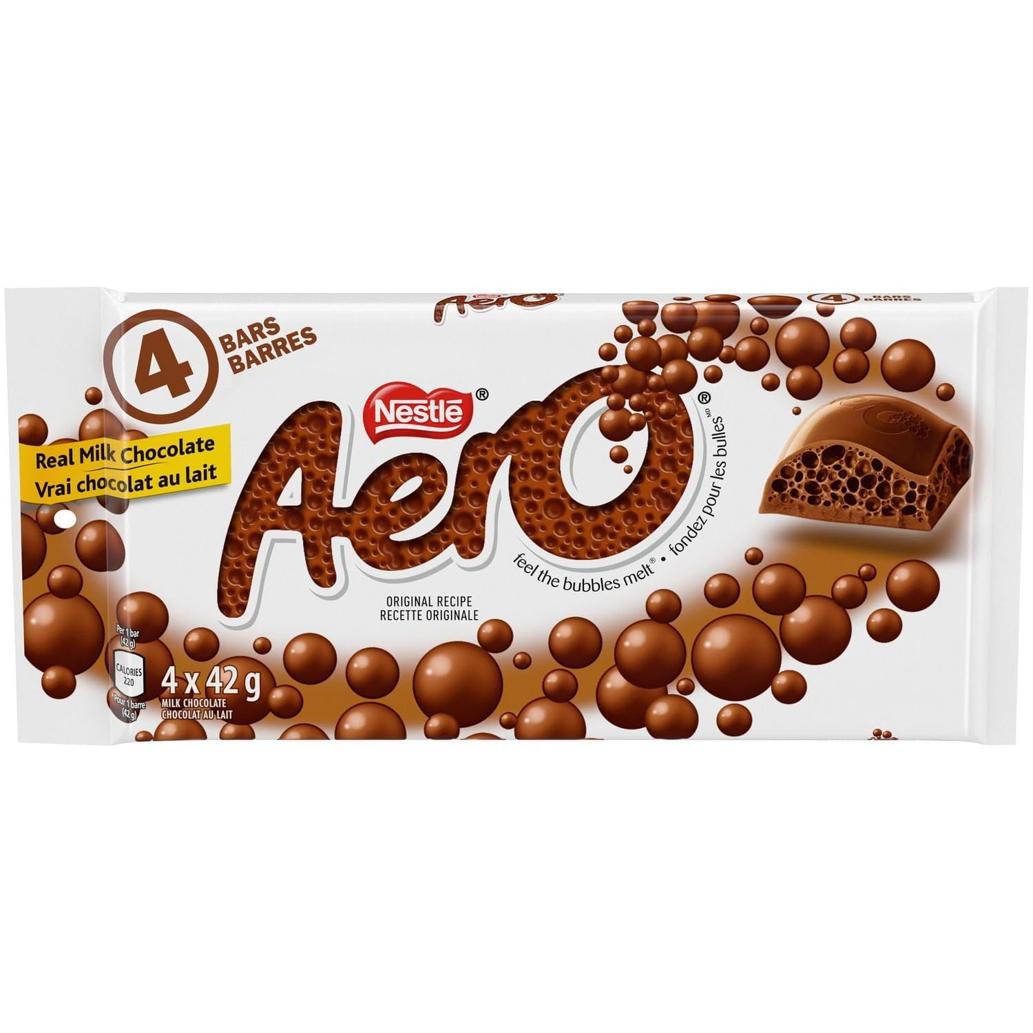 Nestlé AERO Multipack Candy Coated Chocolates, 4 x 42 g : Amazon.ca ...